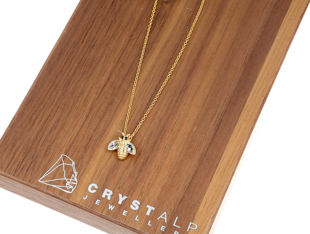 CRYSTALP - Little Bee pendant with chain – crystalpjewelry